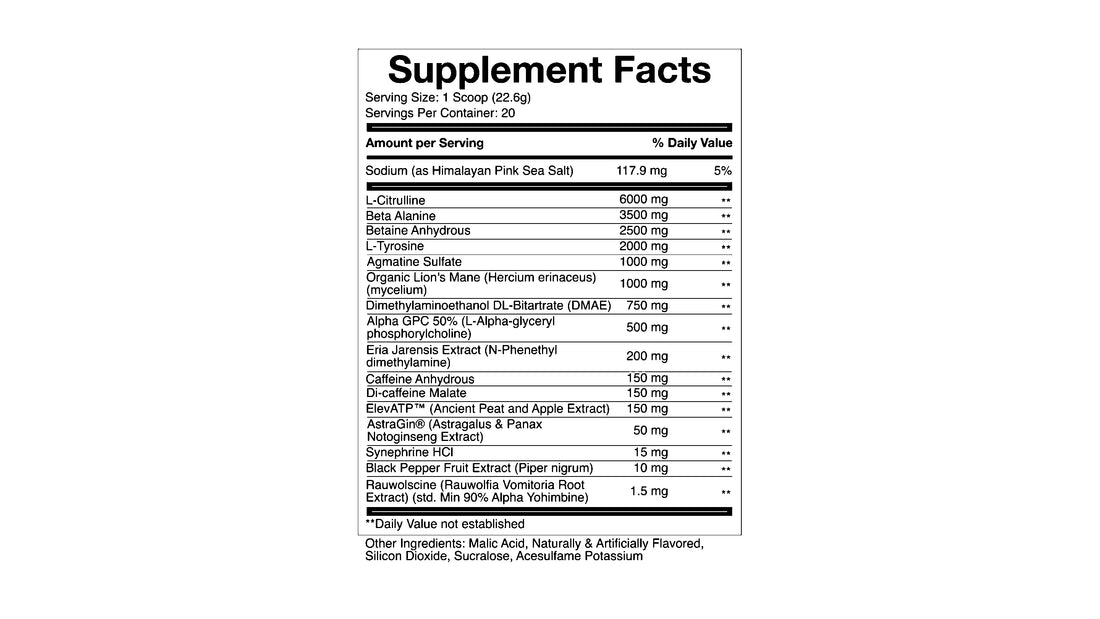 Crystal Pump - Premium Pre Workout